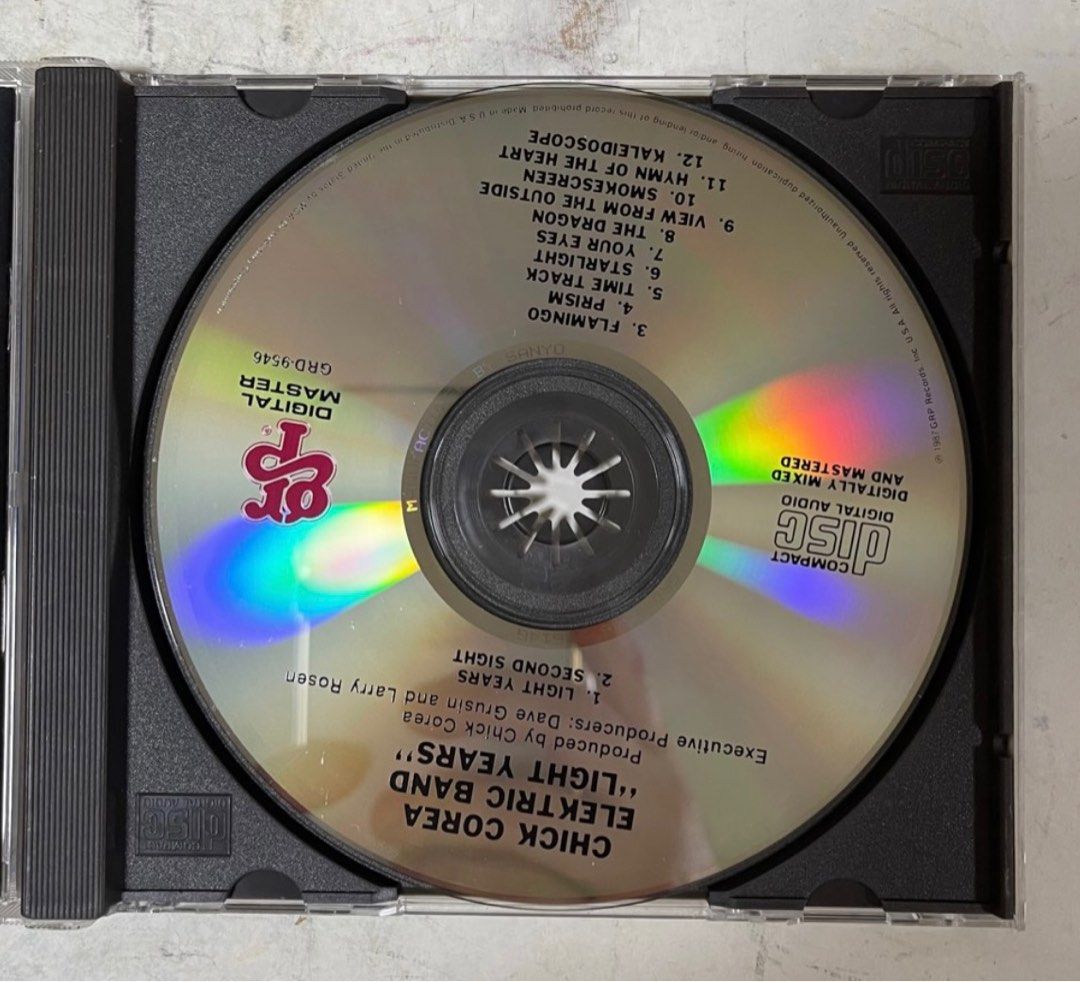 CHICK COREA Elektric Band-CD Light Years 早期無字頭三洋首版 試音天碟 值得珍藏 靚聲, 興趣及遊戲 ...
