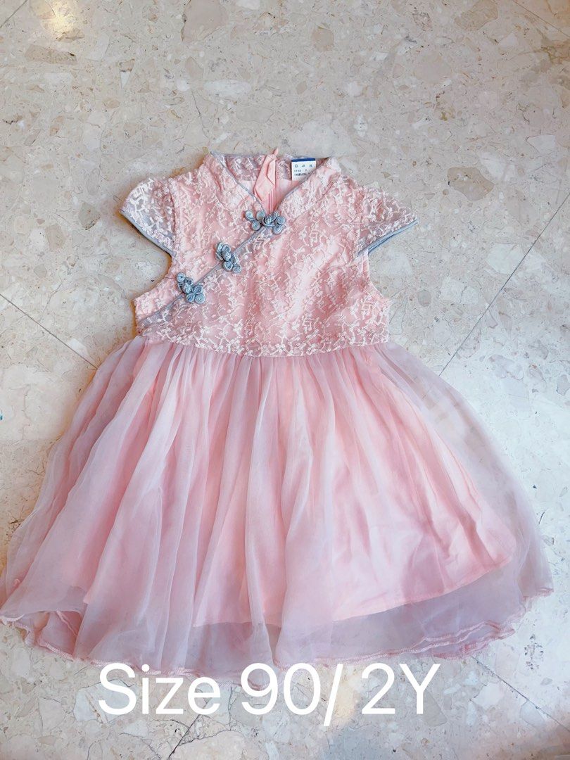 Chinese Costume Qipao , Cheongsam , 90cm 2Y, Babies & Kids, Babies & Kids Fashion on Carousell