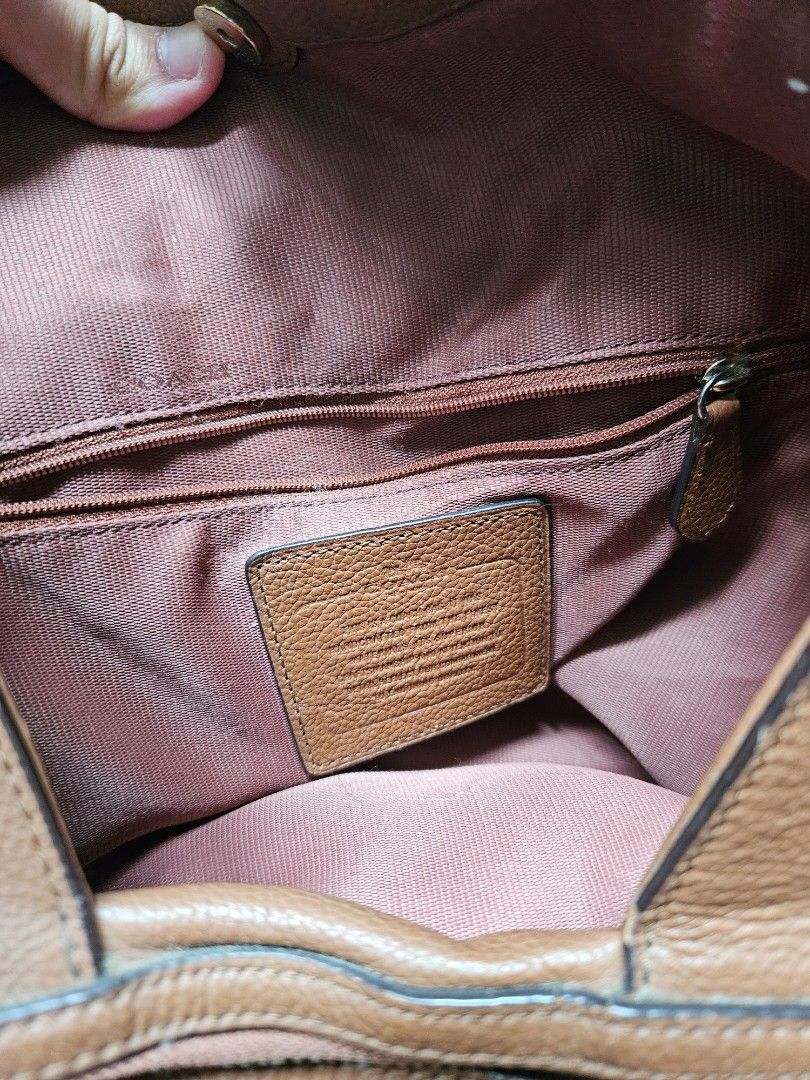 Coach Edie Brown Leather Shoulder Bag Carriage Vintage Rare, Women's ...