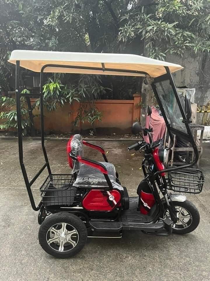 CODE 001C MINI 3 WHEELS E-TRIKE WITH ROOF & WINDSHIELD, Sports ...