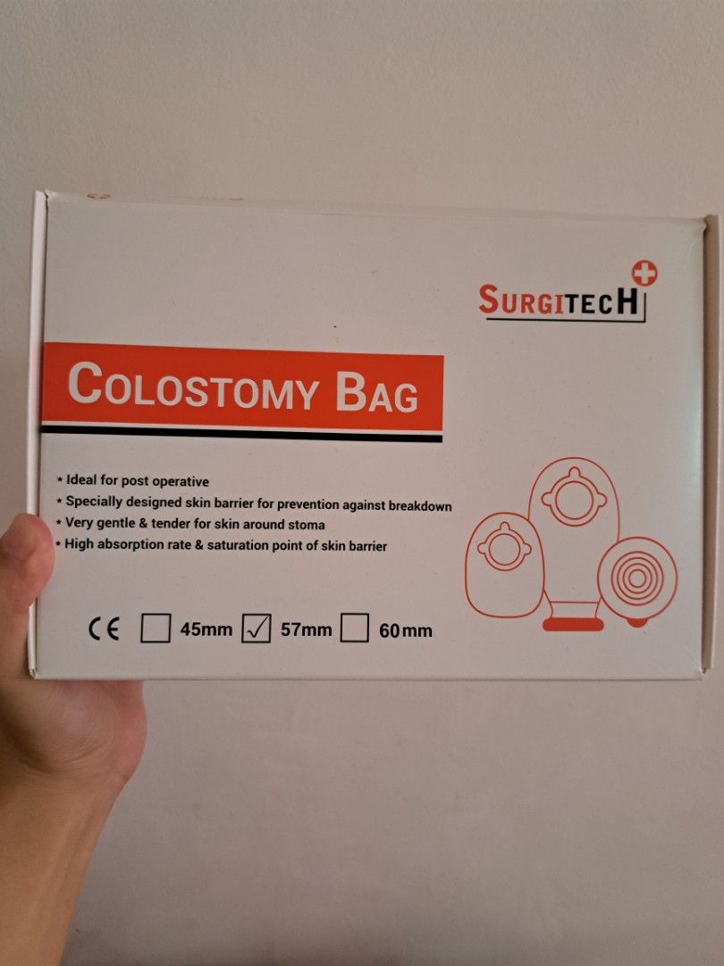 Colostomy Bag (1 box of 10 pcs), Health & Nutrition, Medical Supplies ...