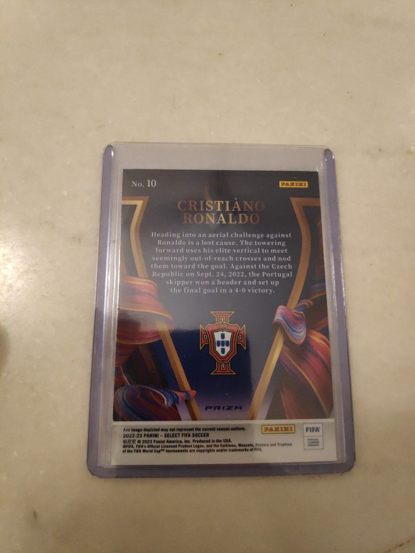 Cristiano Ronaldo CR7 Genuine Authentic Card Super Rare Visionary Card ...