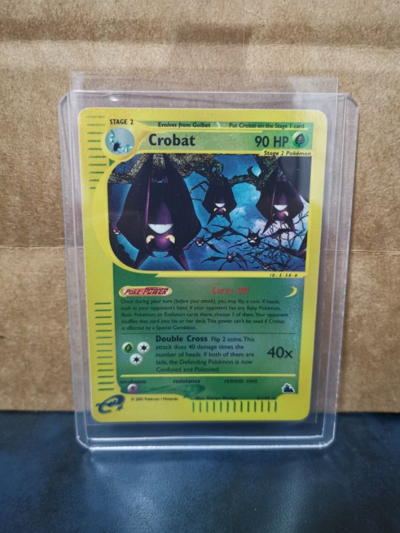 Crobat [Reverse Holo] #6 Pokemon Skyridge, Video Gaming, Video Games ...
