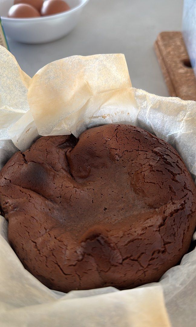 Dark Chocolate Lava Cheesecake, Food & Drinks, Homemade Bakes on Carousell