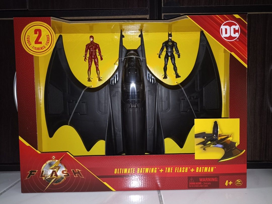 Dc the flash movie batwing with 4 inch figures batman and the flash, Hobbies & Toys, Toys ...