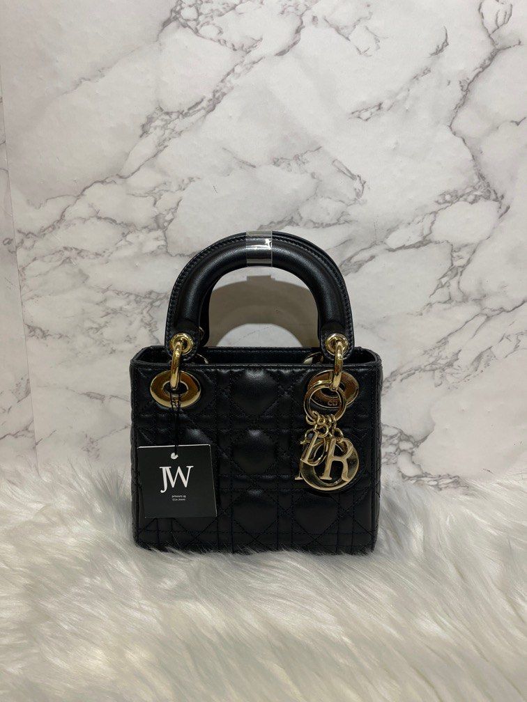 Dior Lady Mini Bag, Luxury, Bags & Wallets on Carousell