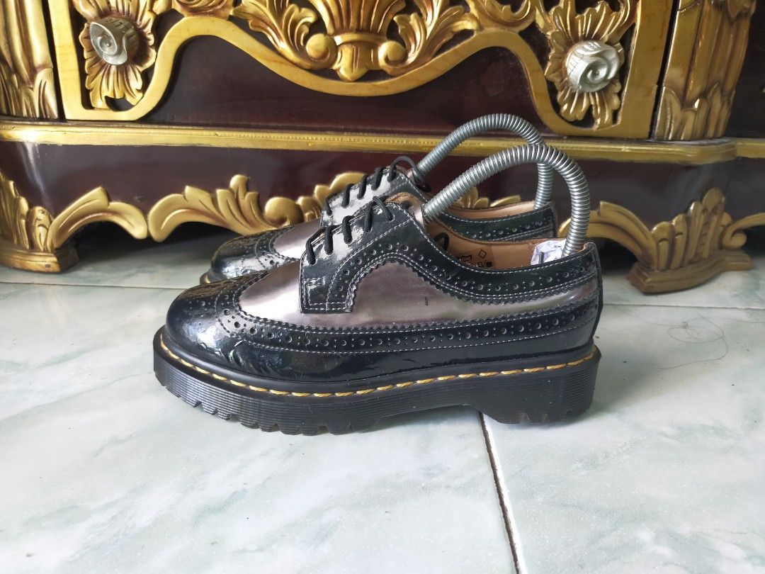 DR MARTENS / DOCMART 14847 ORIGINAL BORGUE WINGTIP, Fesyen Pria, Sepatu ...