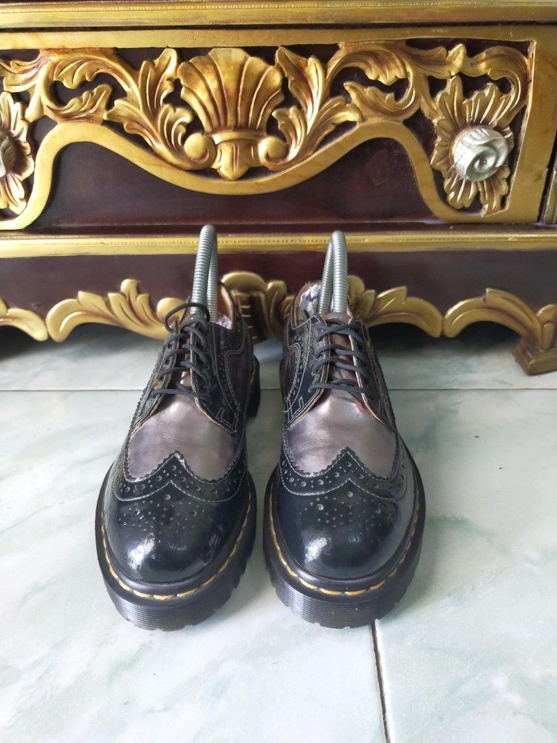 DR MARTENS / DOCMART 14847 ORIGINAL BORGUE WINGTIP, Fesyen Pria, Sepatu ...