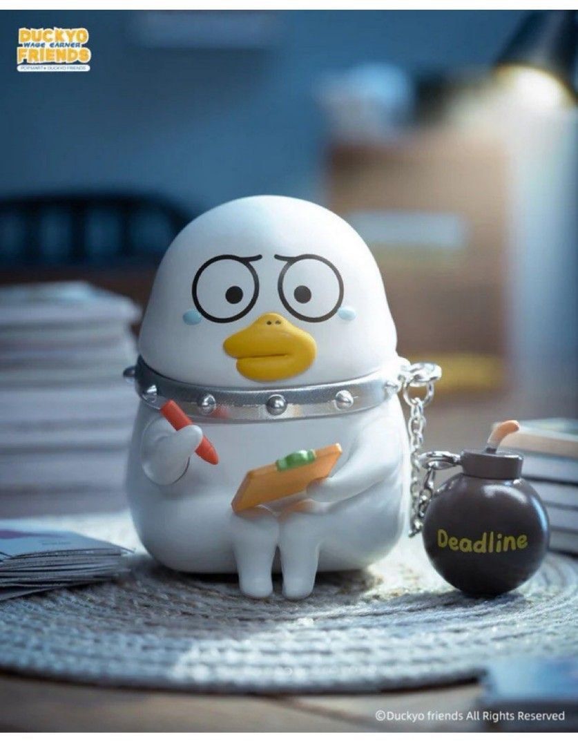 Duckyo Popmart - Overtime, Hobbies & Toys, Toys & Games on Carousell