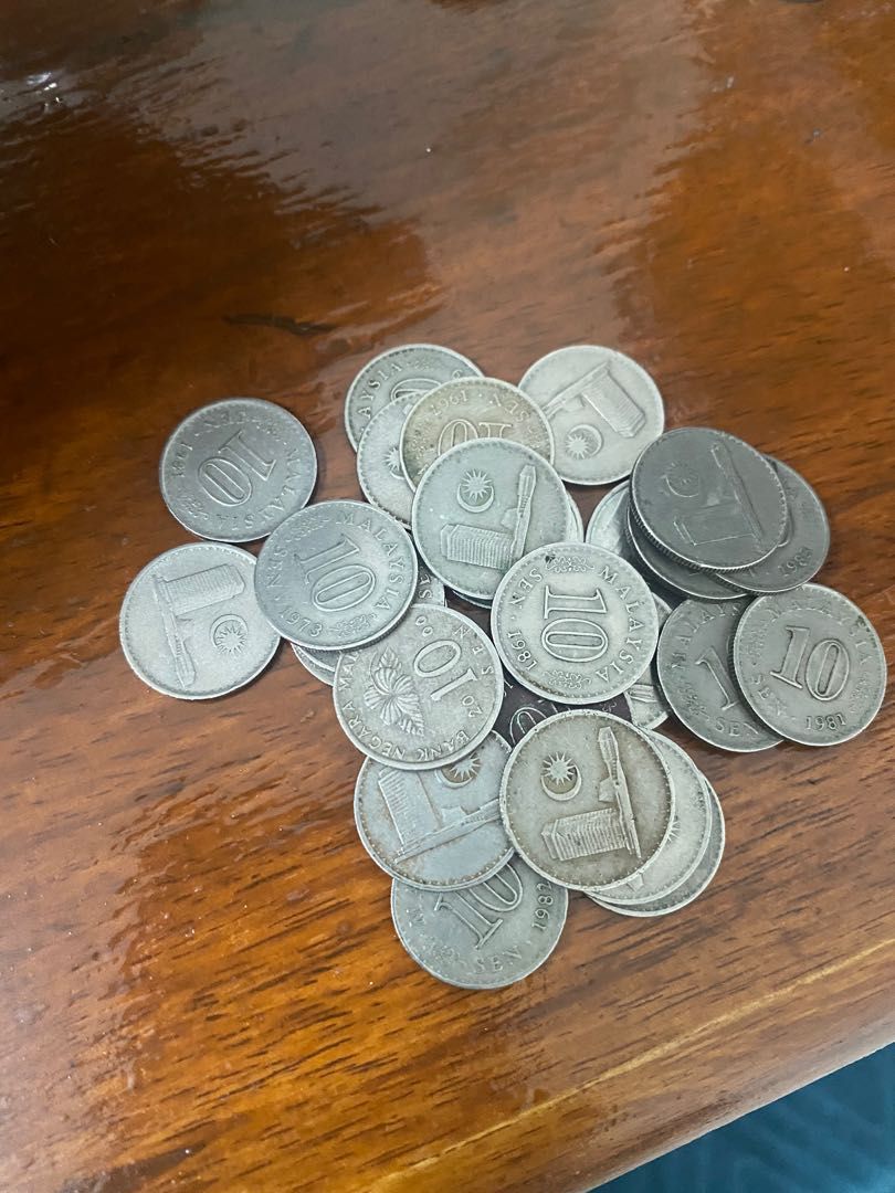 Duit syiling 10 sen parlimen, Hobbies & Toys, Collectibles ...