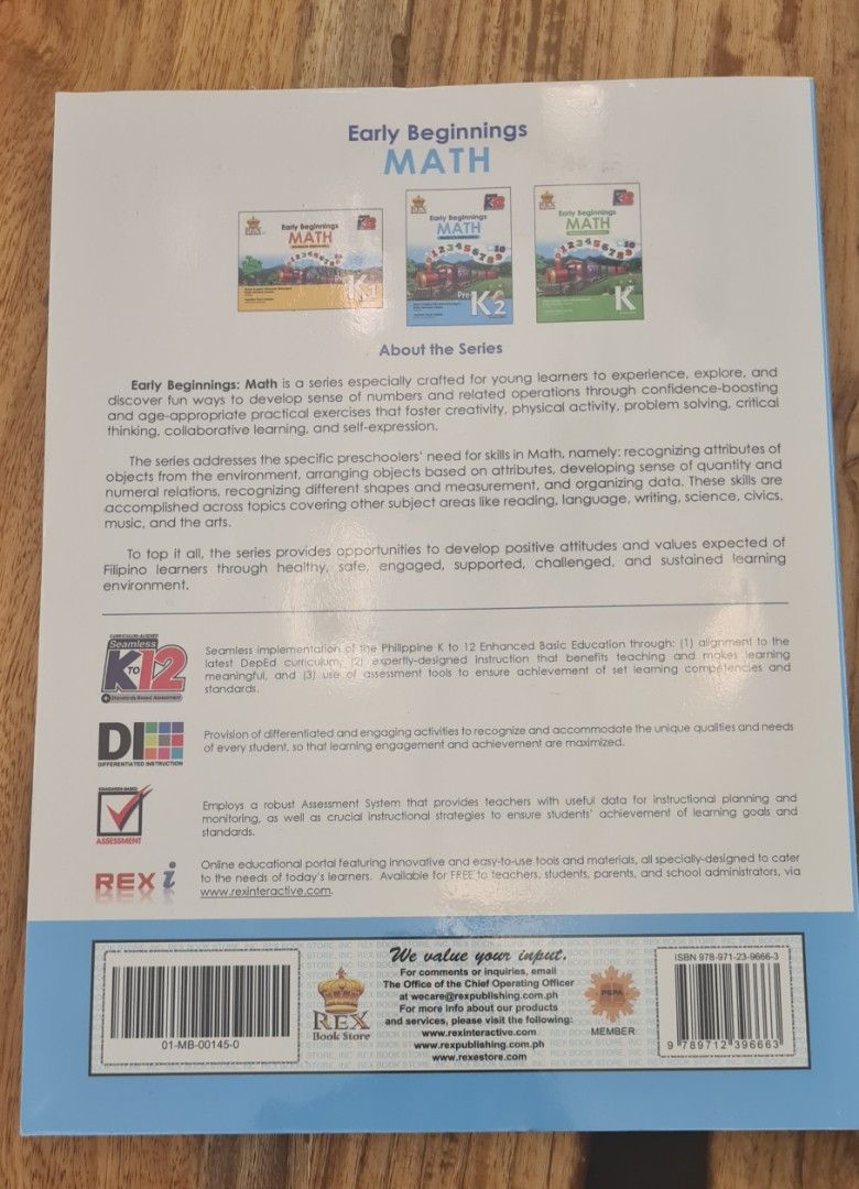 Early Beginnings Math - Pre K2, Hobbies & Toys, Books & Magazines ...