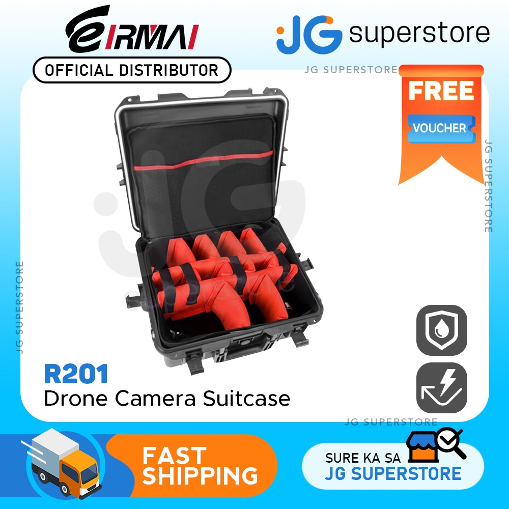 Eirmai R201 Drone Camera Suitcase Waterproof Shockproof UAV Storage Box ...