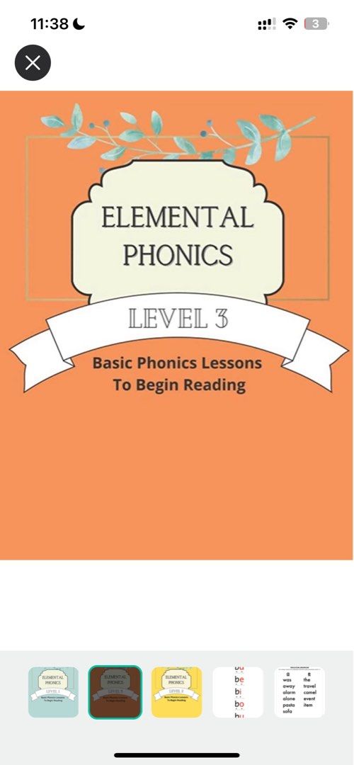 Elemental Phonics Books Level 1 to 3-Jady.A, Hobbies & Toys, Books ...