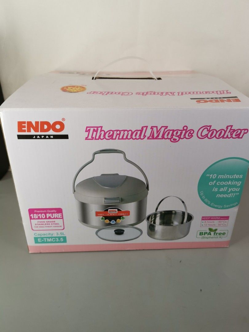 Endo Thermal Magic Cooker E-TMC3.5, Furniture & Home Living ...
