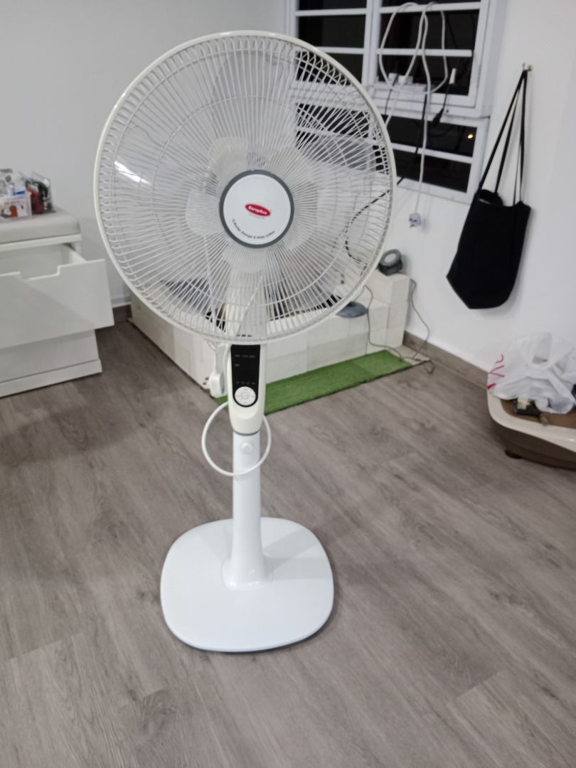 EuropAce Fan with 10 blades Stonger and Wider Air Flow, Furniture ...