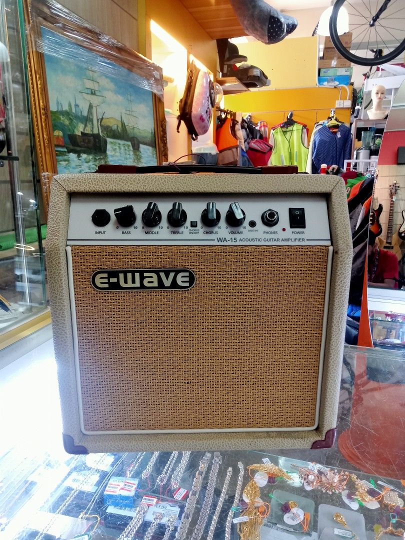 E-Wave Z213 Guitar Acoustic Amplifier 15Watts, Hobbies & Toys, Music ...