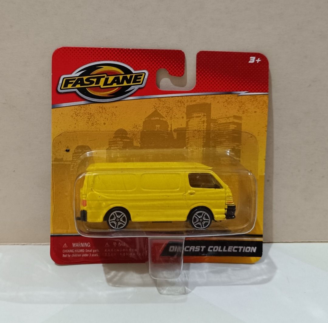 Fast Lane Fastlane (Realtoy) 懷舊 舊款 豐田 Toyota Hiace 100系 客貨車 貨Van 黃色 吸塑版 ...