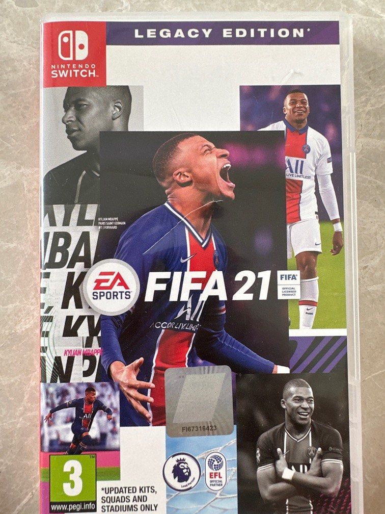 FIFA 21(Legacy Edition) for Nintendo Switch, Video Gaming, Video Games ...
