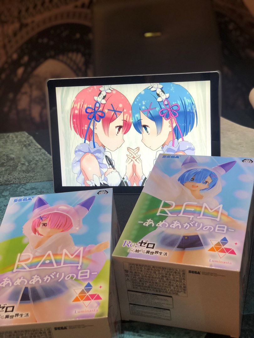 日本直送全新Figure ️人氣動漫雷姆拉姆SEGA景品 Re：從零開始的異世界生活Luminasta 雷姆下雨過後& SEGA Re:從零開始的異世界生活 Luminasta 拉姆 下雨過後 ...