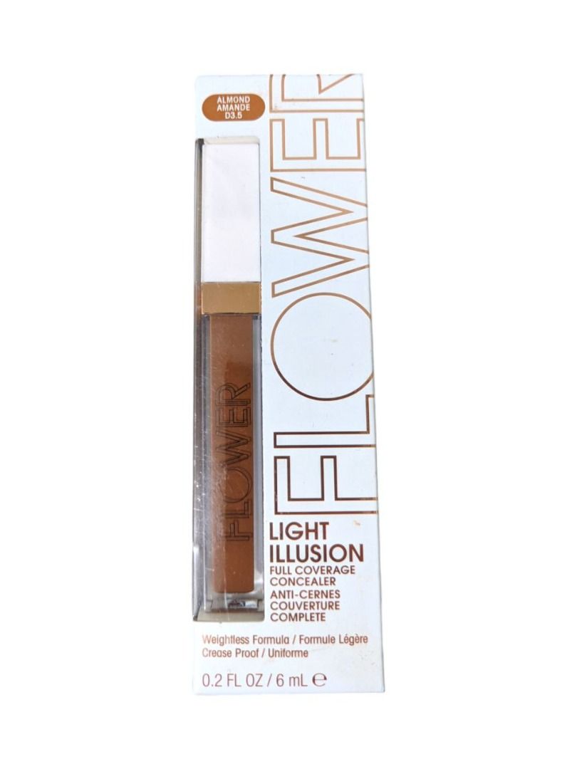 FLOWER Beauty Light Illusion Full Coverage Concealer 6mL, Beauty ...