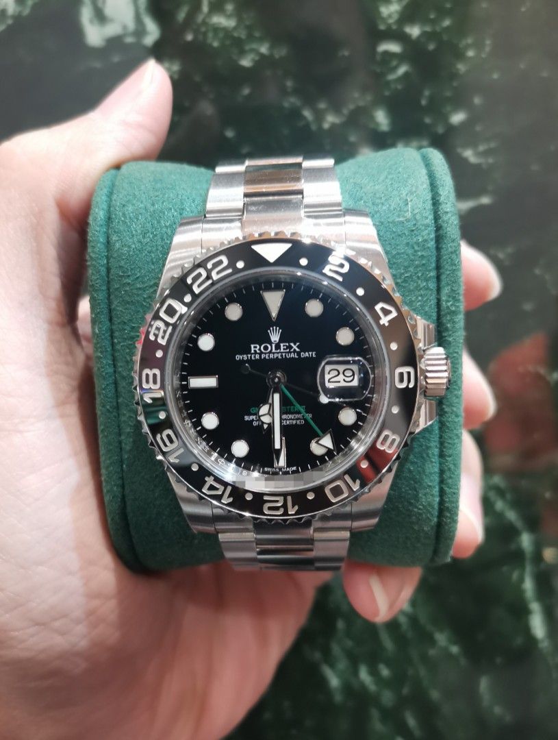 Full Factory stickers Rolex Gmt master 2 steel ceramic black 116710ln ...