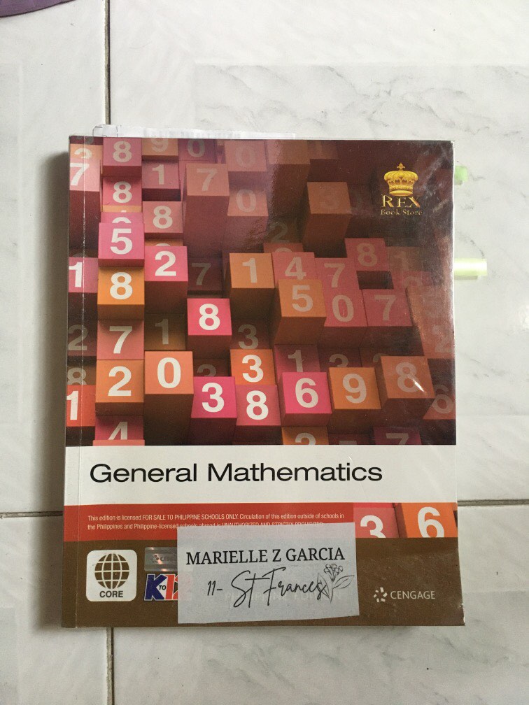 General Mathematics Book, Hobbies & Toys, Books & Magazines, Assessment ...