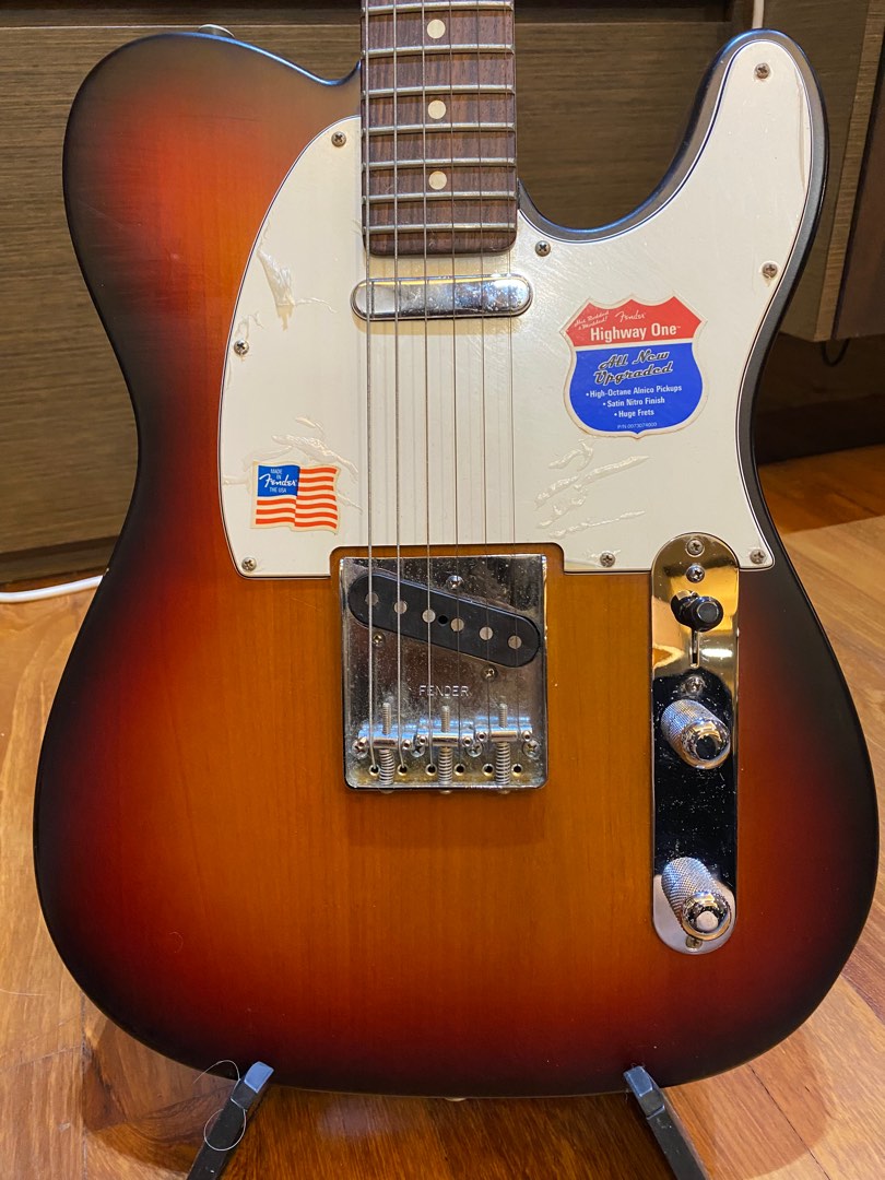 Genuine Fender Telecaster Highway One in Sunburst, Hobbies & Toys ...