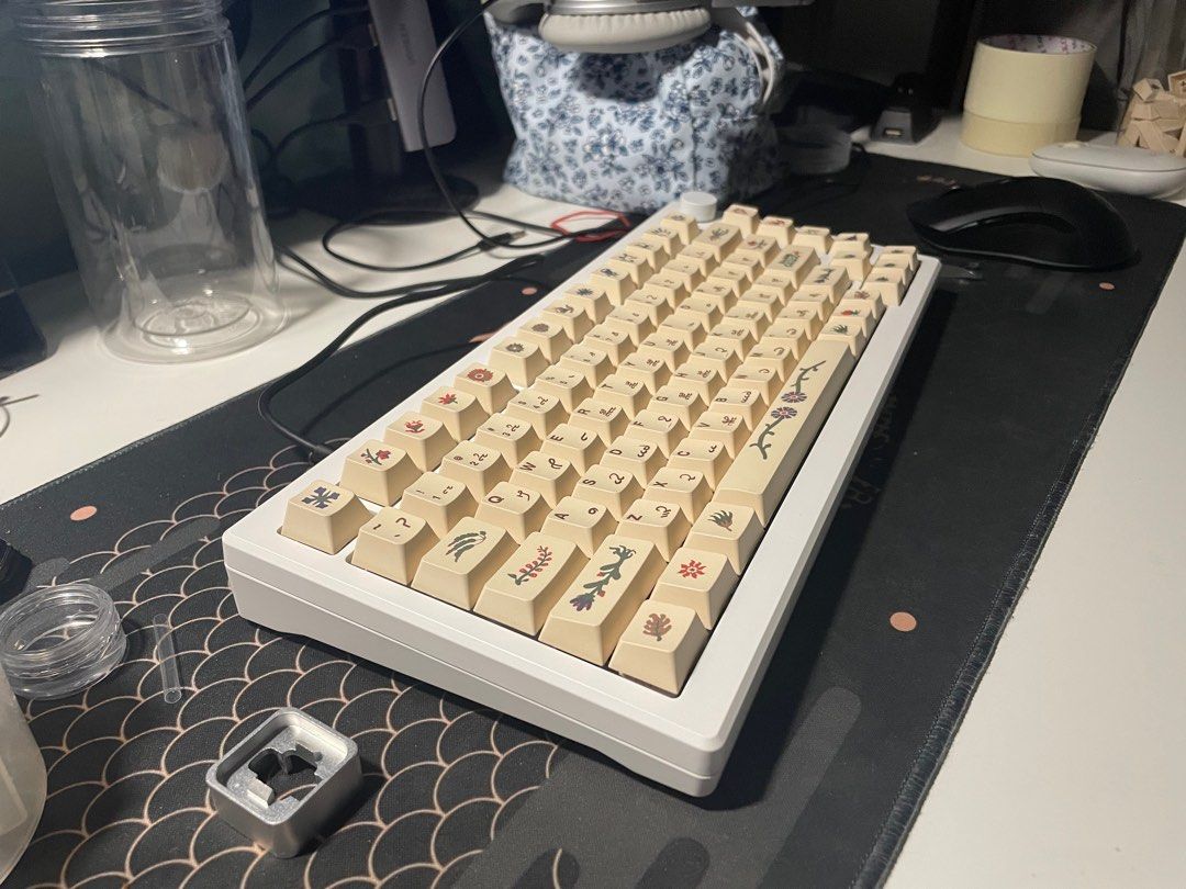 (Choose) Girly 75% full build mechanical keyboard, Computers & Tech ...