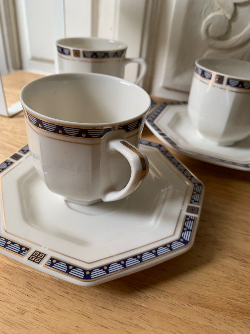 Givenchy Yamaka international Japan Tea cup and saucer set, Furniture ...