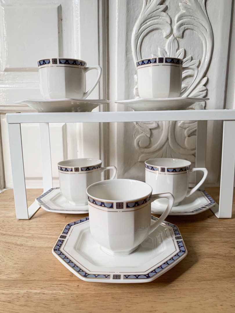 Givenchy Yamaka international Japan Tea cup and saucer set, Furniture ...