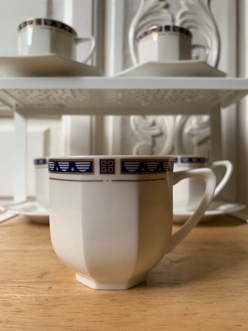 Givenchy Yamaka international Japan Tea cup and saucer set, Furniture ...