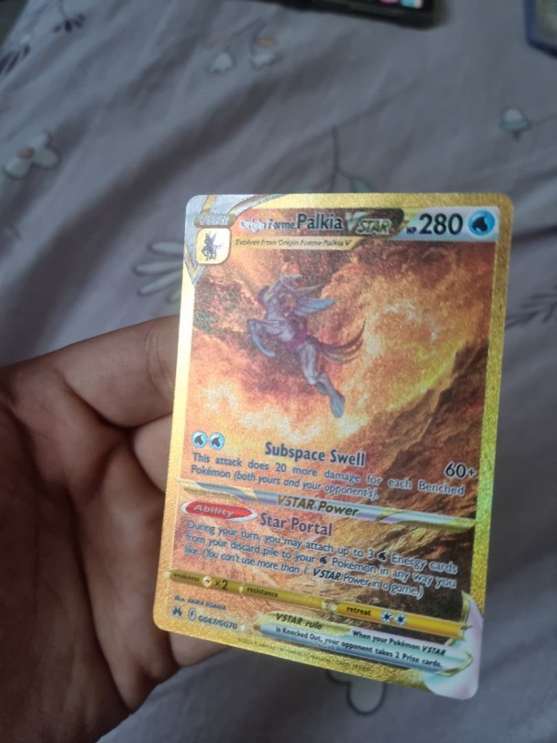 GOLD PALKIA VSTAR ALTERNATE ART | Vintage Pokemon| POKEMON AA | Modern ...