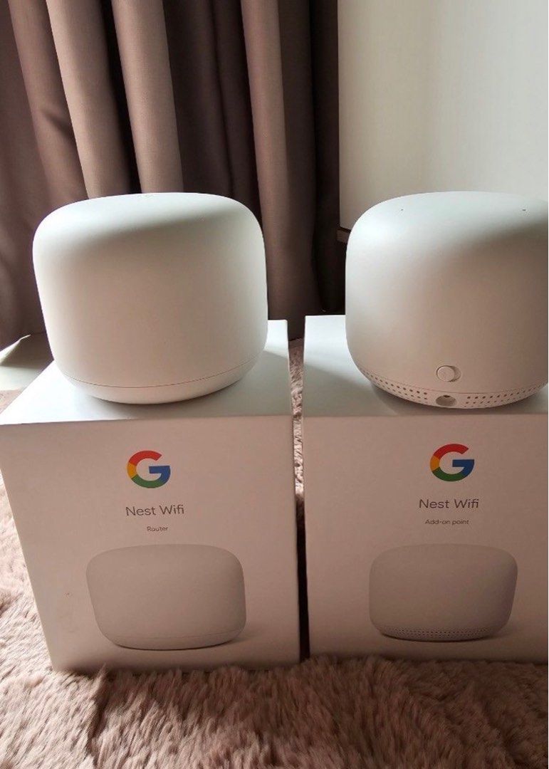 Google wifi nest router and add on point for sale, Computers & Tech, Parts & Accessories ...