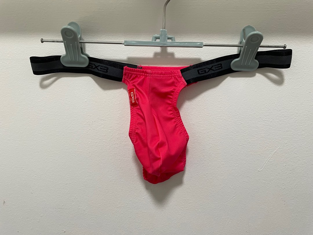 GX3 pop sports strap g-string, pink, Men's Fashion, Bottoms, New ...