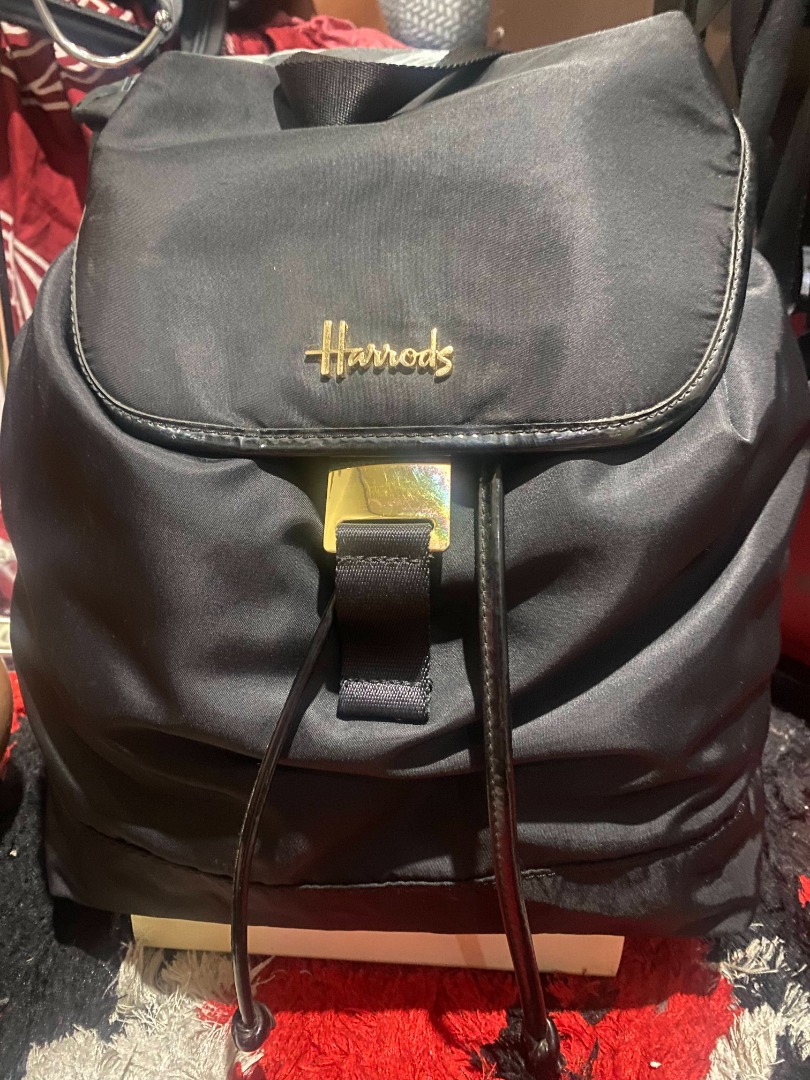 Harrods Backpack, Women's Fashion, Bags & Wallets, Backpacks on Carousell