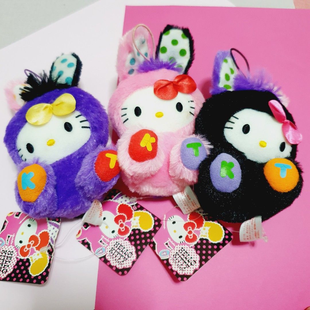 Hello Kitty Vivid Rabbit Bunny Plush Mascot, Hobbies & Toys, Toys ...