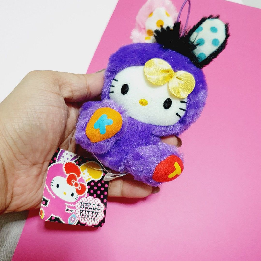 Hello Kitty Vivid Rabbit Bunny Plush Mascot, Hobbies & Toys, Toys ...