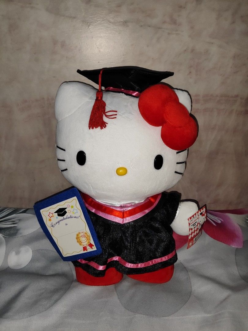 Hello Kitty Graduation Day Plush Toy, Hobbies & Toys, Toys & Games on ...