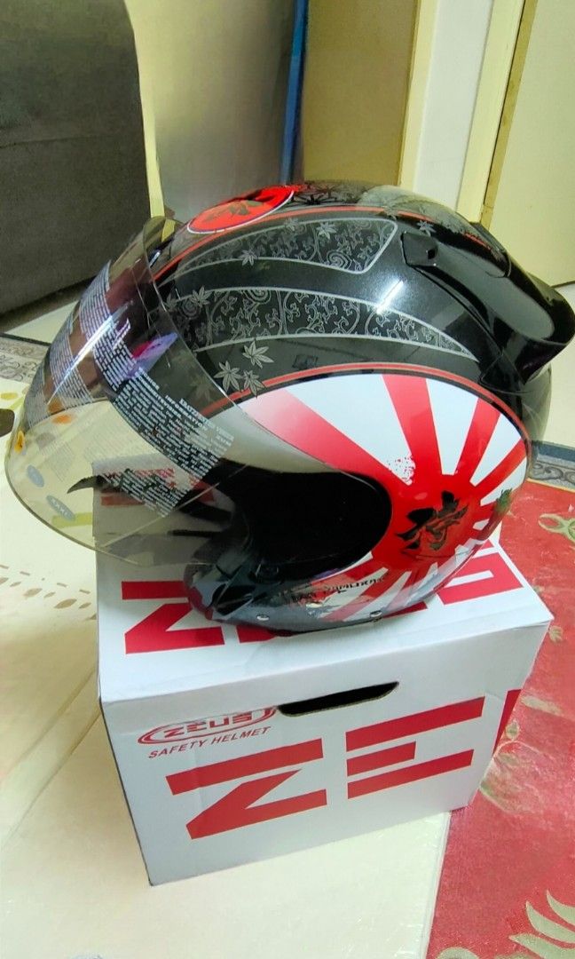 Helmet Zeus ZS-609 Samurai, Motorbikes on Carousell