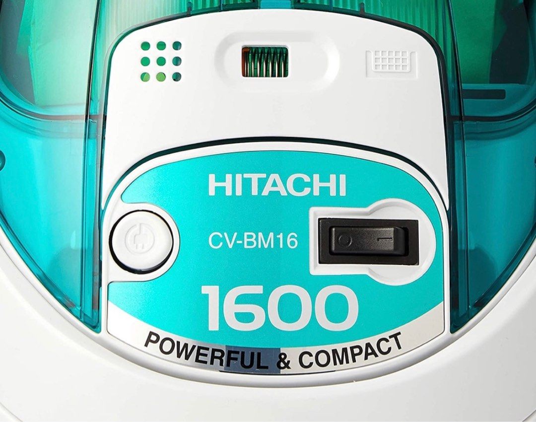 Hitachi Compact Bagged Vacuum Cleaner CV-BM16 (Green), TV & Home ...