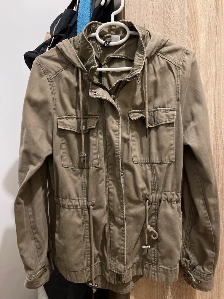 H&M Military Jacket, Women's Fashion, Coats, Jackets and Outerwear on ...