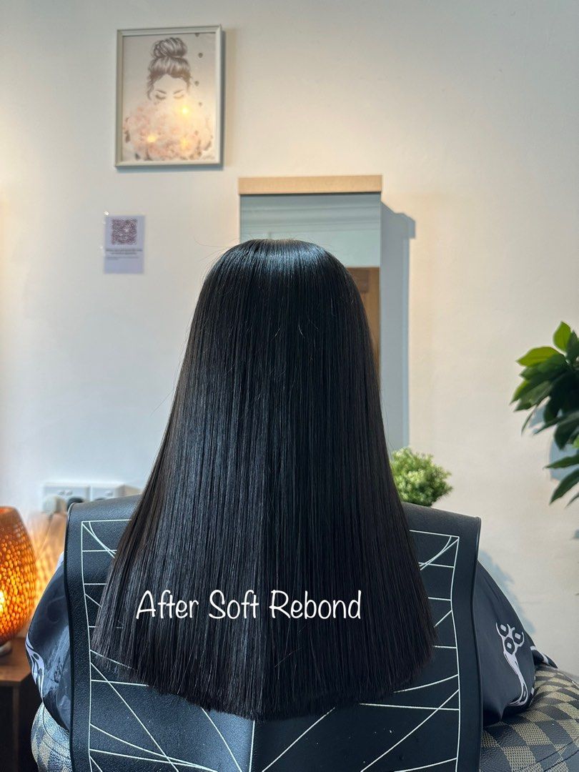 Homebased Soft Rebond $98(up$140) free hair cut & treatment all lenght ...