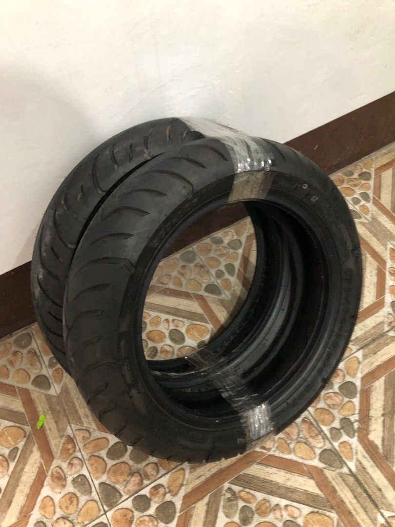 Honda PCX Stock Tires Front and Rear, Car Parts & Accessories, Mags and ...