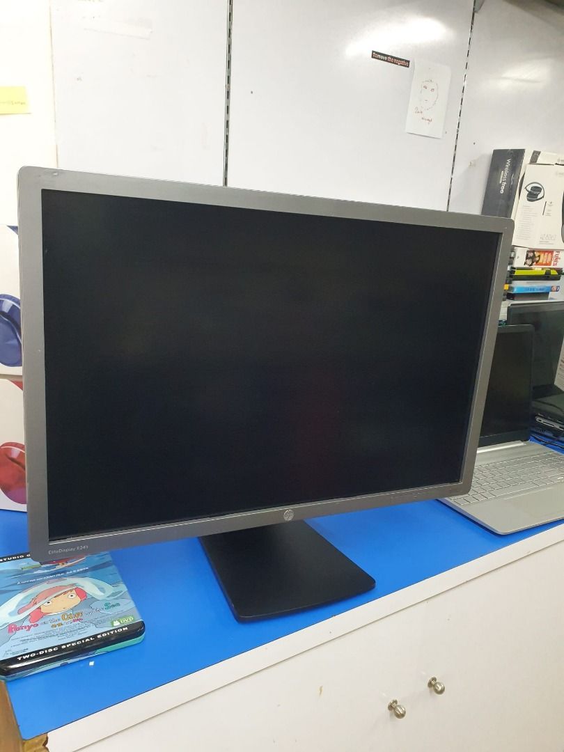 HP Elite display E241i 24 inches monitor, Computers & Tech, Parts ...