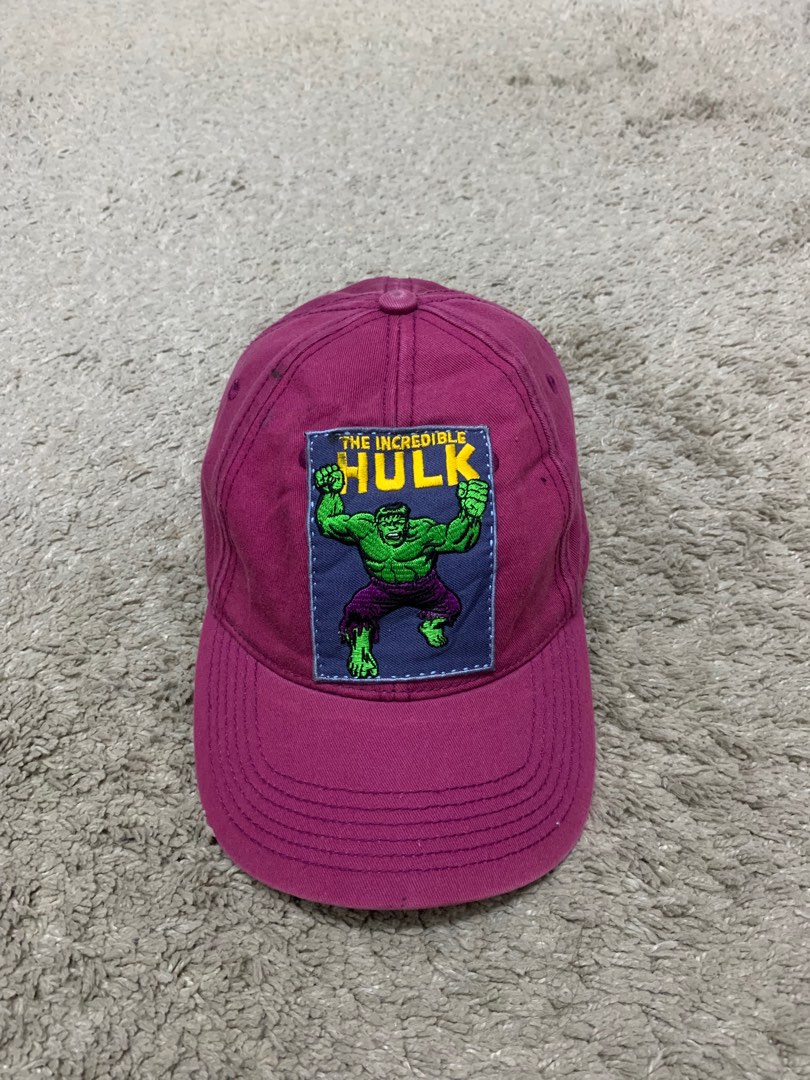 Hulk Cap Custom Patches, Men's Fashion, Watches & Accessories, Cap ...