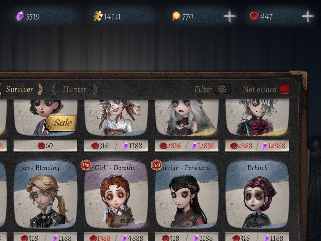 (IDV) Identity v account, Video Gaming, Video Games, Others on Carousell
