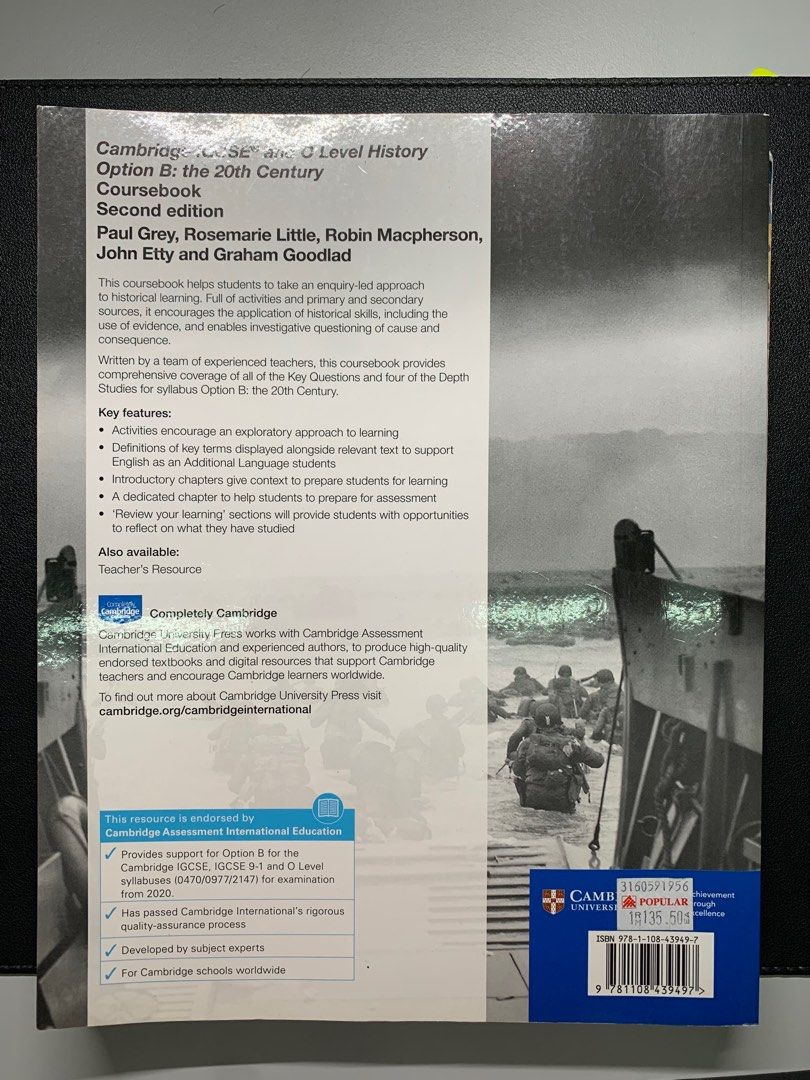 IGCSE History Coursebook, Hobbies & Toys, Books & Magazines, Textbooks ...
