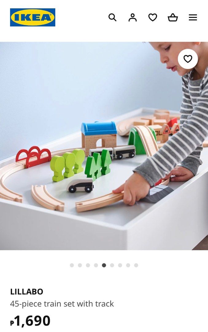 IKEA Lillabo Train Set with track, Hobbies & Toys, Toys & Games on ...