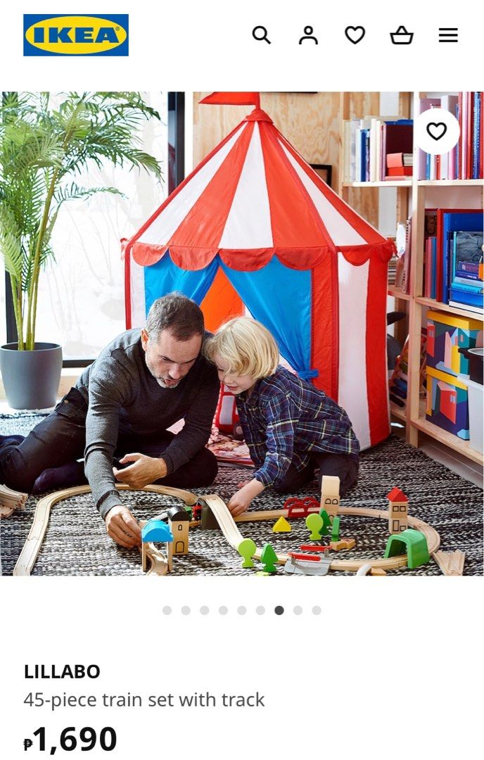 IKEA Lillabo Train Set with track, Hobbies & Toys, Toys & Games on ...