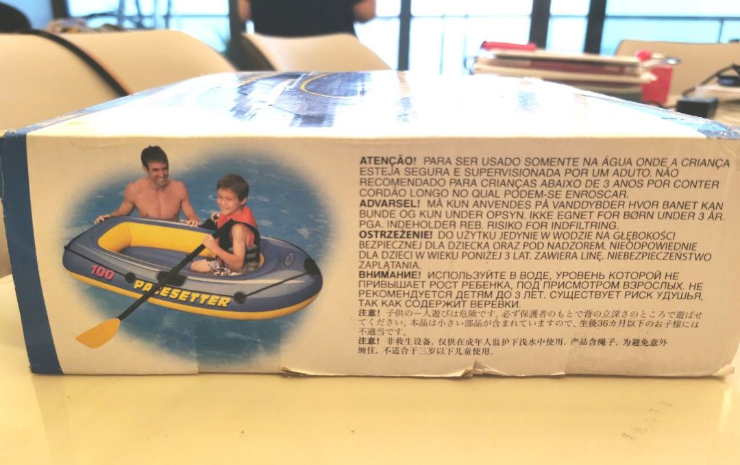 Inflatable Boat dinghy canoe, Hobbies & Toys, Toys & Games on Carousell